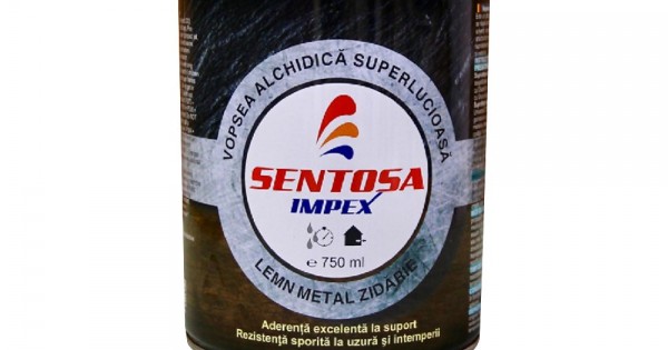 Vopsea Alchidica Superlucioasa Verde Sentosa, 750 ml, Vopsea Lucioasa ...