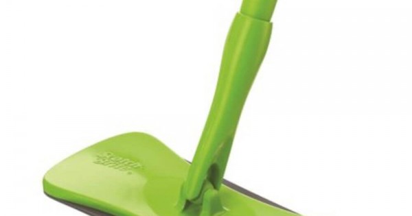 Mop Plat Ergonomic SCOTCH-BRITE, Microfibra, cu Coada Metalica, Culoare ...