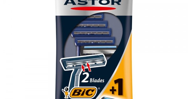 Set 5 Aparate de Ras BIC Twin Astor + BIC 3 Lame, Lame de Barbierit ...