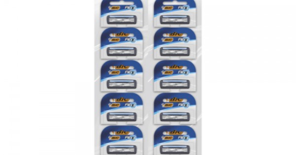 Set 10 Aparate de ras BIC Flex 3 cu 3 Lame, Lame de Barbierit, Lame ...