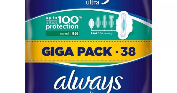 Absorbante Always Ultra Normal, 38 Buc, Absorbante Igienice, Absorbant ...