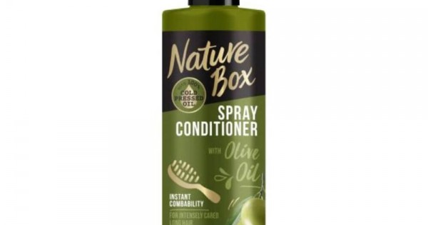 Balsam Spray NATURE BOX Olive Oil, 200 ml, Ulei Presat la Rece din ...
