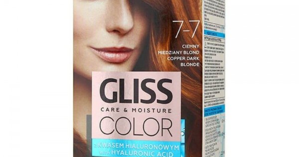 Vopsea Par Permanenta GLISS Color, 7-7, Blond Inchis Roscat, 143 ml ...