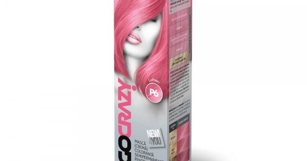 Crema de Par Loncolor Go Crazy P6, Roz, 100 ml, Masca Coloranta ...