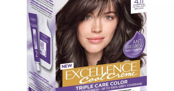 Vopsea de Par Permanenta L'Oreal Paris Excellence Cool Creme 4.11, 192 ...