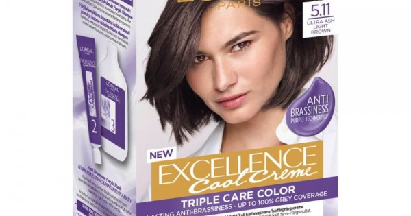 Vopsea de Par Permanenta L'Oreal Paris Excellence Cool Creme 5.11, 192 ...
