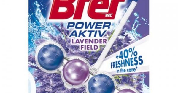 Odorizant WC Bref Power Aktiv Lavender, 50 g, Parfum de Lavanda ...