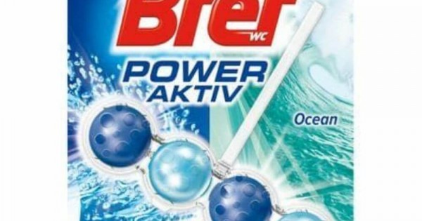 Odorizant WC Bref Power Ocean Fresh, Cantitate 50 g, Parfum Oceanic ...