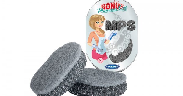 Set 2 Bureti Sarma MPS BONUS cu Fibra Abraziva, Bureti din Inox ...