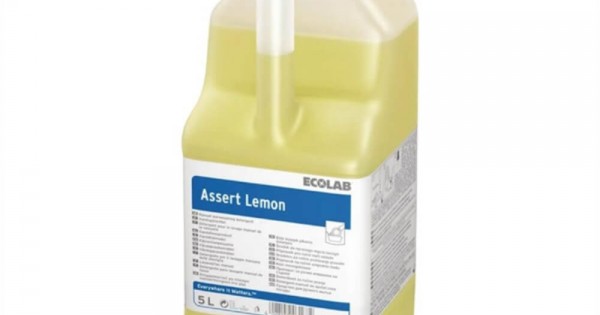 Detergent Concentrat de Vase Ecolab Assert Lemon, 5L, Detergent ...