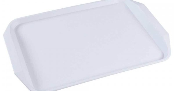 Tava Plastic Donald, 47.5x33 cm, Argintie, Tavi de Plastic pentru ...