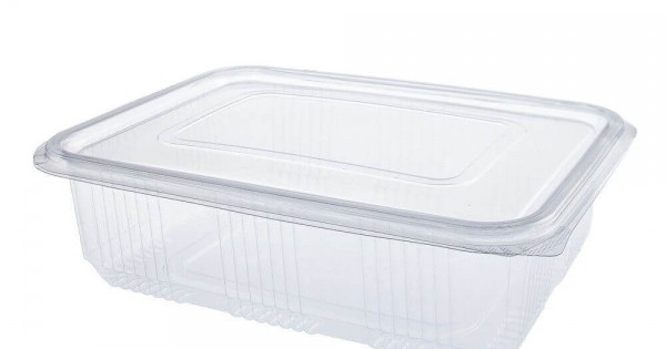 Caserole Capac Atasat, 190x120x70 mm, 100 Buc/Set, 1000 ml, Plastic ...