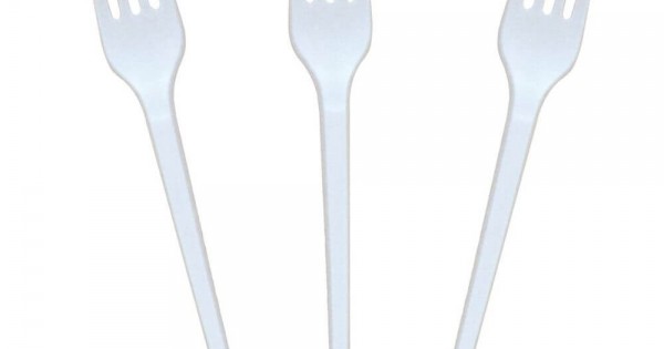 Furculite din Plastic, Unica Folosinta, 100 Buc/Set, 16.3 cm, Culoare ...