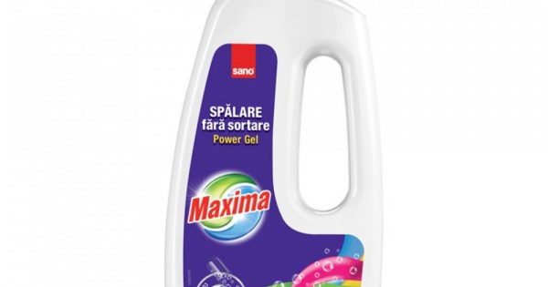 Detergent Gel Concentrat pentru Rufe Colorate Sano Maxima Mix and Wash ...
