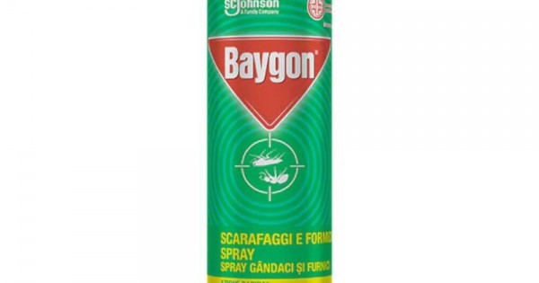 Spray Insecticid BAYGON, 400 ml, contra Gandaci si Furnici, Spray ...