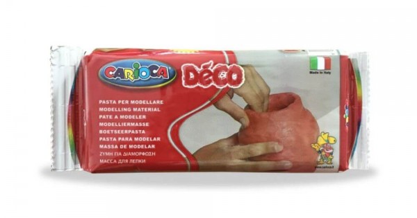 Lut Modelaj DECO Carioca Art, 500 g, Culoare Teracota, Lut pentru ...