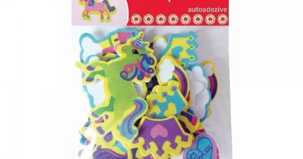 Forme Spuma Autoadeziva DACO, 51 Buc/Set, Poveste, Multicolor ...