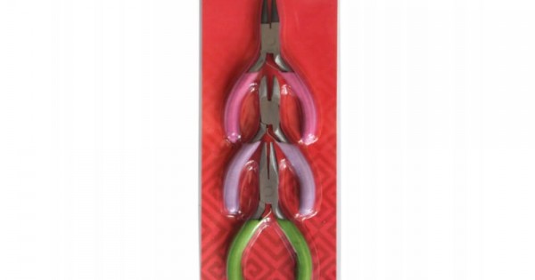 Set 3 Clesti Lucru Manual DACO, 8 cm, Cleste pentru Taiat/Strans/Indoit ...