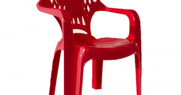 Scaun Mic Sterk pentru Copii, 28x36x56 cm, Plastic, Rosu, Model ...