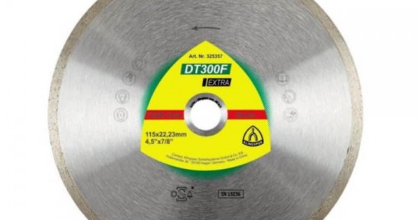 Disc Debitare cu Diamant Klingspor DT300F Extra, 115x1.6mm, Placi ...