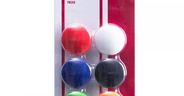 Set 6 Magneti pentru Tabla Magnetica Deli, 30 mm, Diverse Culori ...