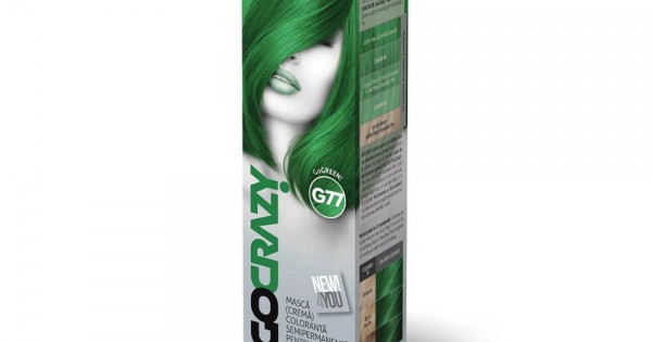 Vopsea Crema de Par Semipermanenta, LONCOLOR Go Crazy G77, Verde, 100 ...