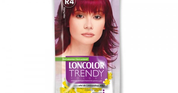Vopsea de Par Semipermaneta, LONCOLOR Trendy Colors Funky Red R4, Fara ...