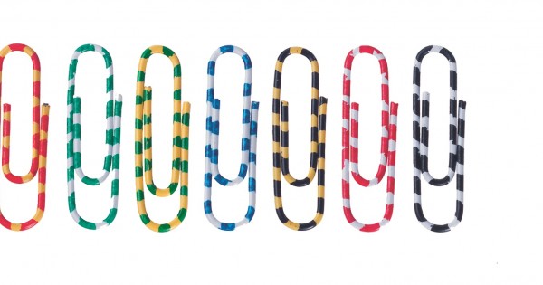 Agrafe colorate 28 mm, 100/cutie, ALCO Zebra - asortate