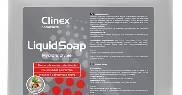 CLINEX Liquid Soap, 5 litri, sapun lichid pentru spalatul mainilor