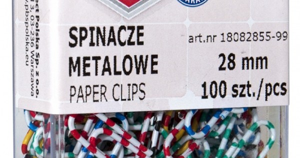 Agrafe colorate 28 mm, 100/cutie, Office Products Zebra - asortate