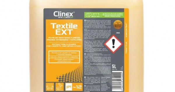 CLINEX Textile EXT, 5 litri, detergent concentrat pentru curatare ...