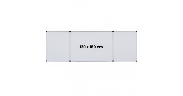 Tabla Alba Magnetica, Triptica, 120x180cm + 2 X 90x120cm, Cu 5 ...